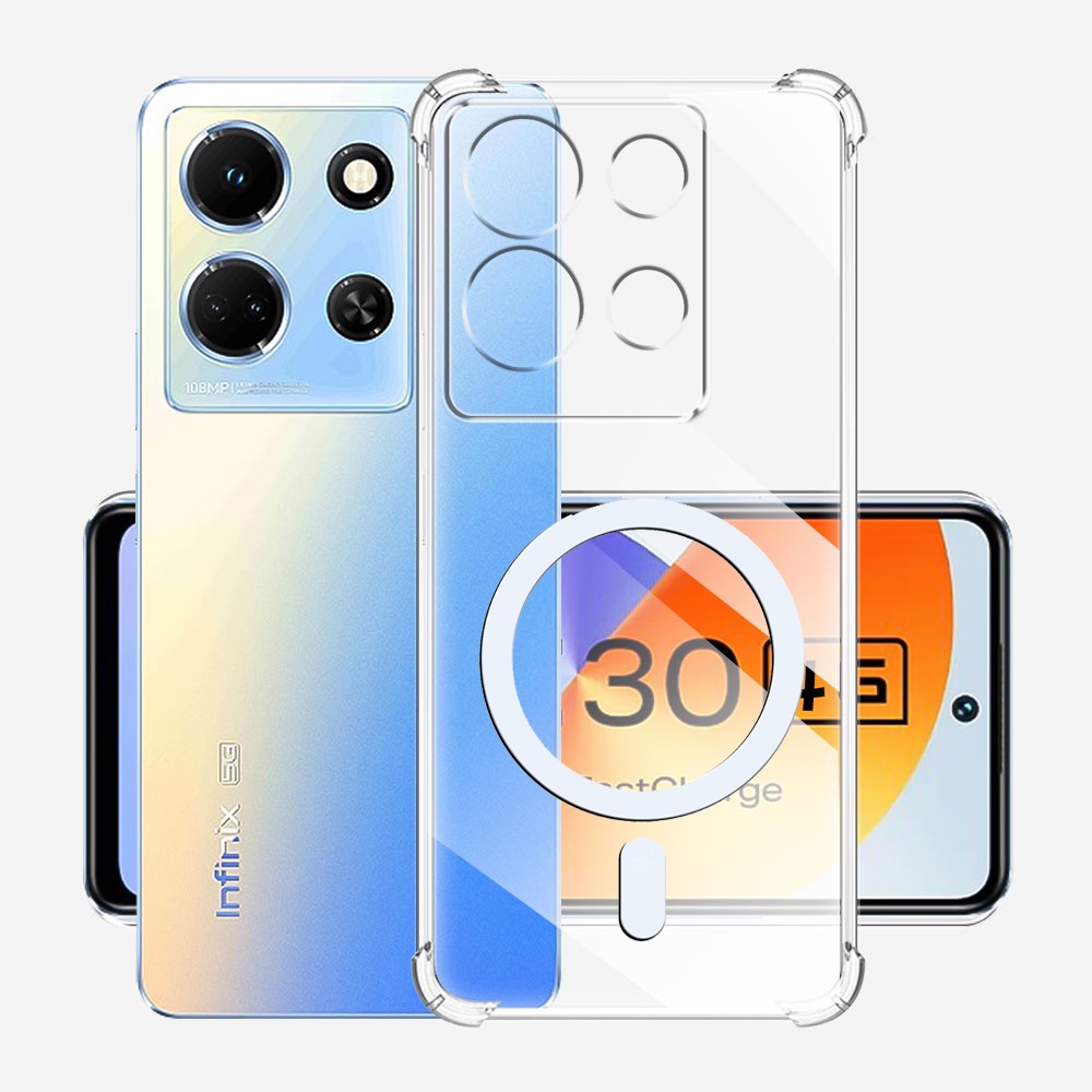 infinix NOTE 30 4G 5G Note 30 Pro VIP 30i Shockproof Casing Clear Case ...
