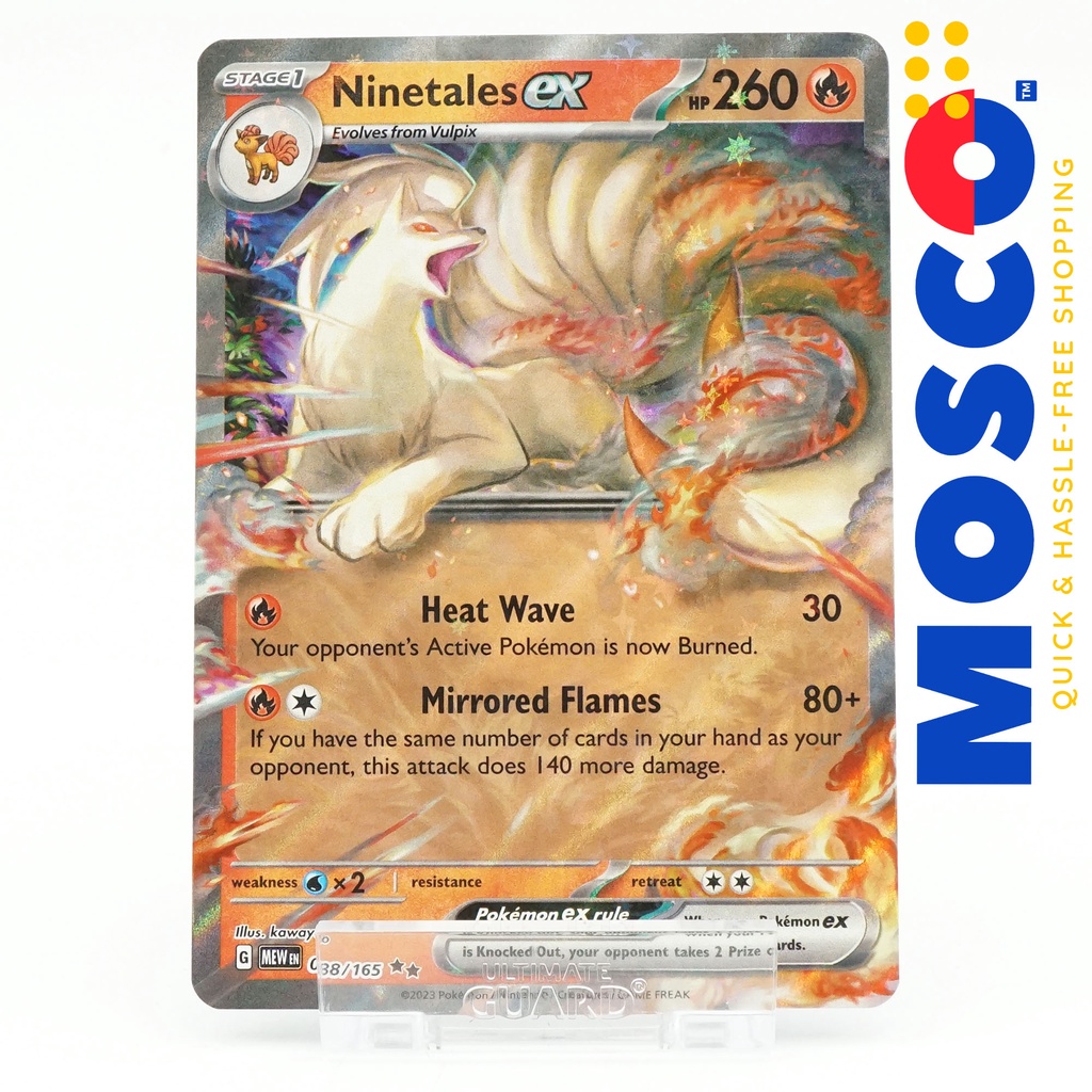 Ninetales ex - 038/165 - Ultra Rare Scarlet & Violet 151 | Pokemon TCG ...