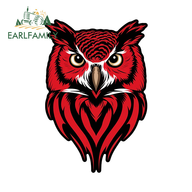 EARLFAMILY Owl Car Stickers Humorous Motorcycle Campervan Rear ...
