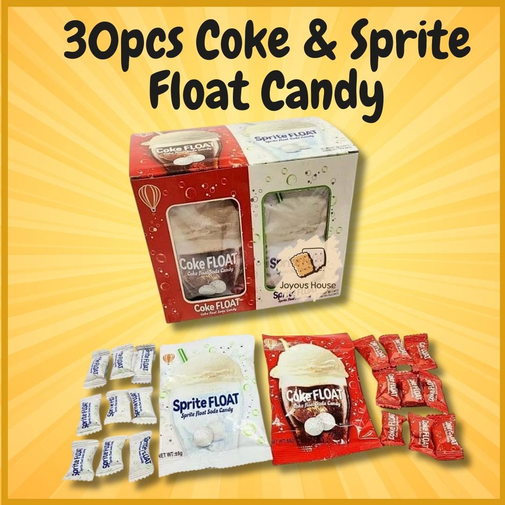 30Pcs Coke & Sprite Float Soda Candy (Sugar - Sugar Soda Flavoring) 8G ...