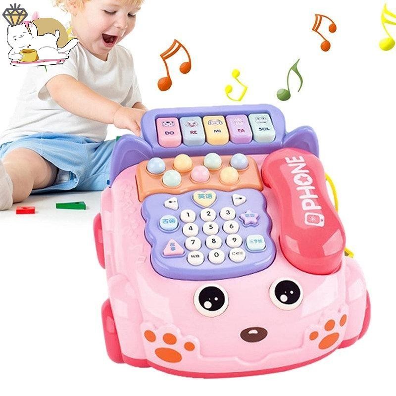 children's toys simulation telephone landline young baby puzzle early ...