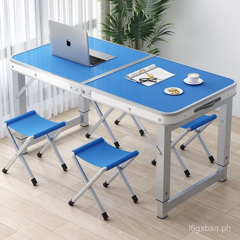 Table and Chair Set Folding Table Outdoor Night Market Stall Promotion ...