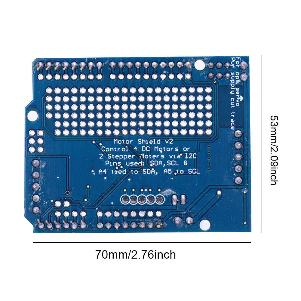PWM Servo Driver Board Shield V2 DC Stepper Motor Module Board TB6612 ...