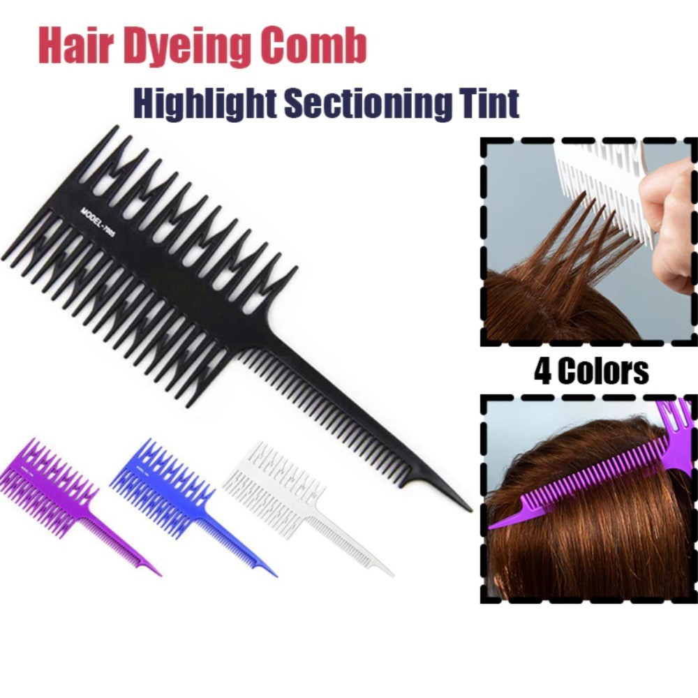 Professional Anti-static Partition Highlight Comb Dyeing Hair Color ...