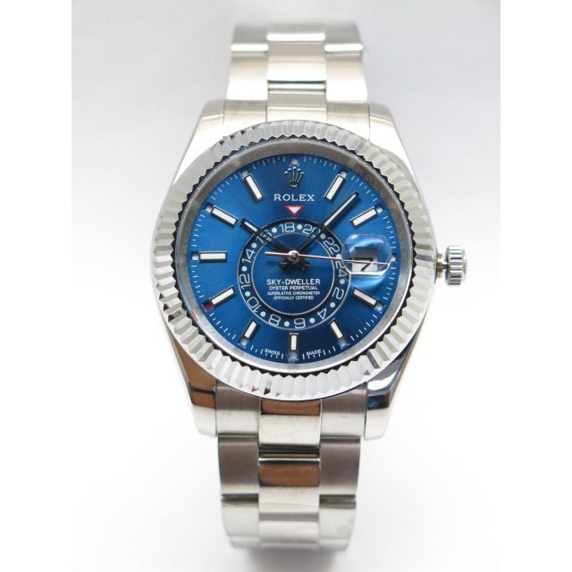 Rolex Sky Dweller Series Stainless Steel Strap Men's Calendar Automatic ...
