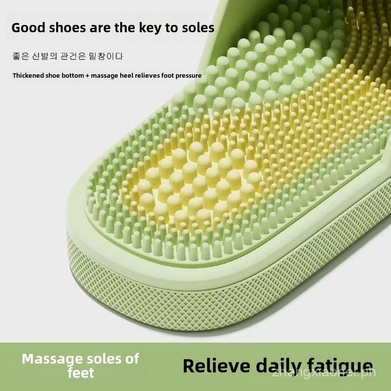 Foot Massage Slippers Women Summer Indoor Outdoor Couples Bath Anti Slip Foot Acupressure