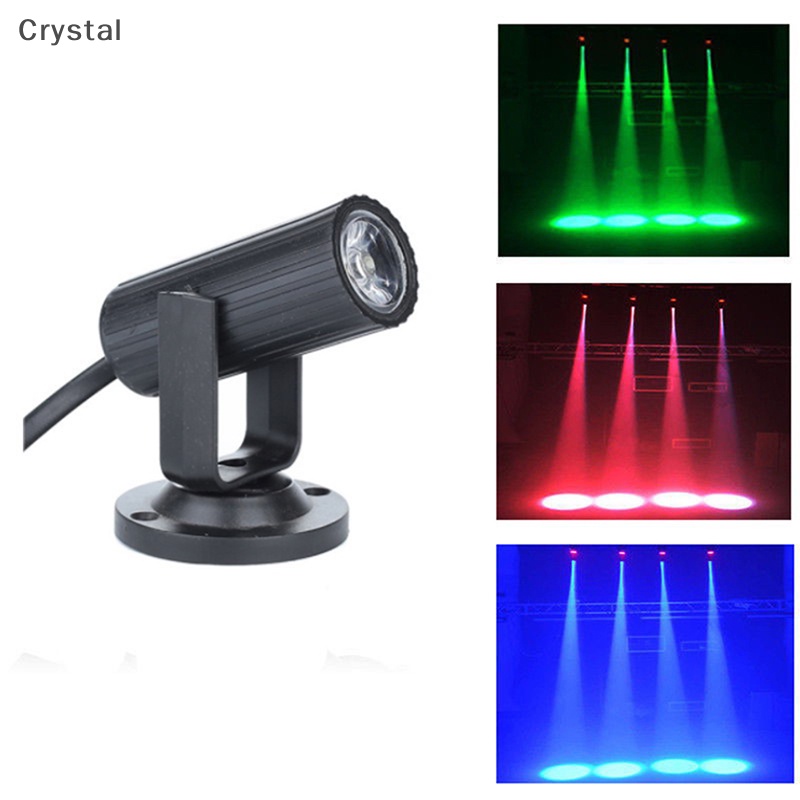Crystal- RGBW 1W LED Stage Lighg Spin Pinspot Light Beam Spotlight ...
