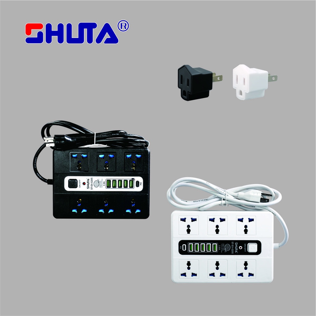 G205 SHUTA MULTIFUNCTIONAL POWER EXTENSION G205 Independent Switch ...