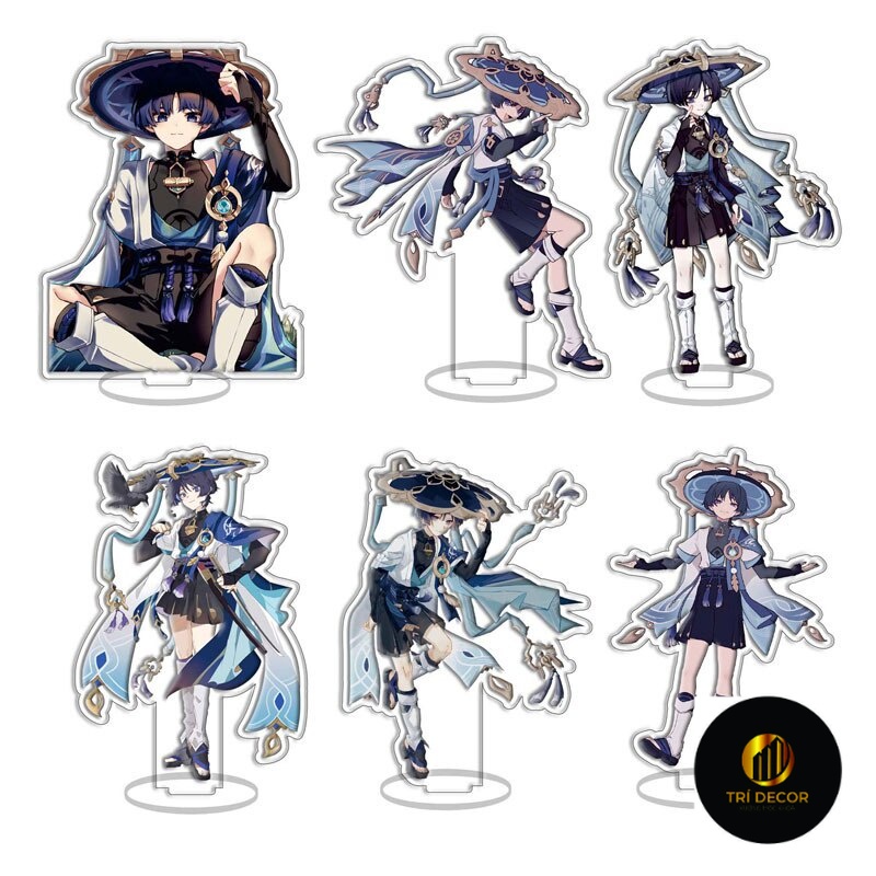 Standee Genshin Impact Wanderer Scaramouche Balladeer Standing ...