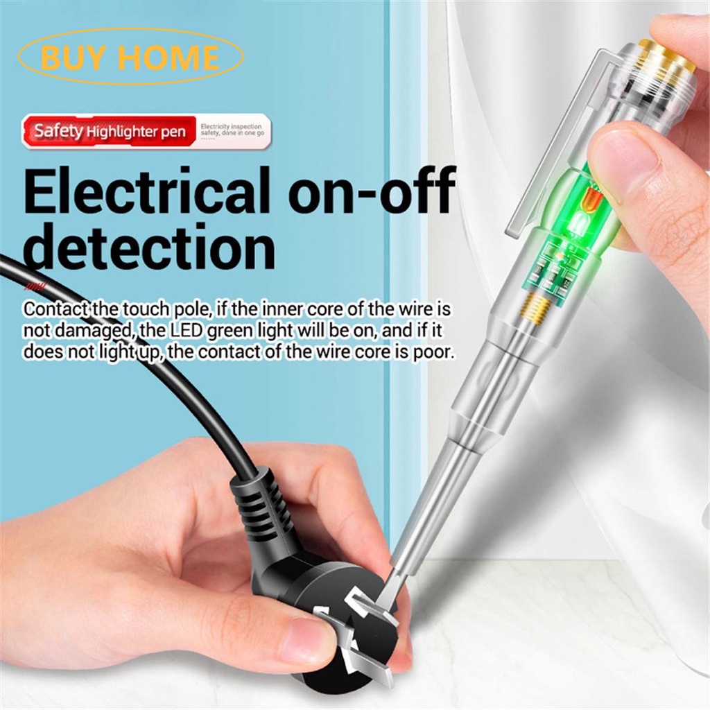 Non-Contact AC Voltage Tester Pen Induction Power Detector Pen ...
