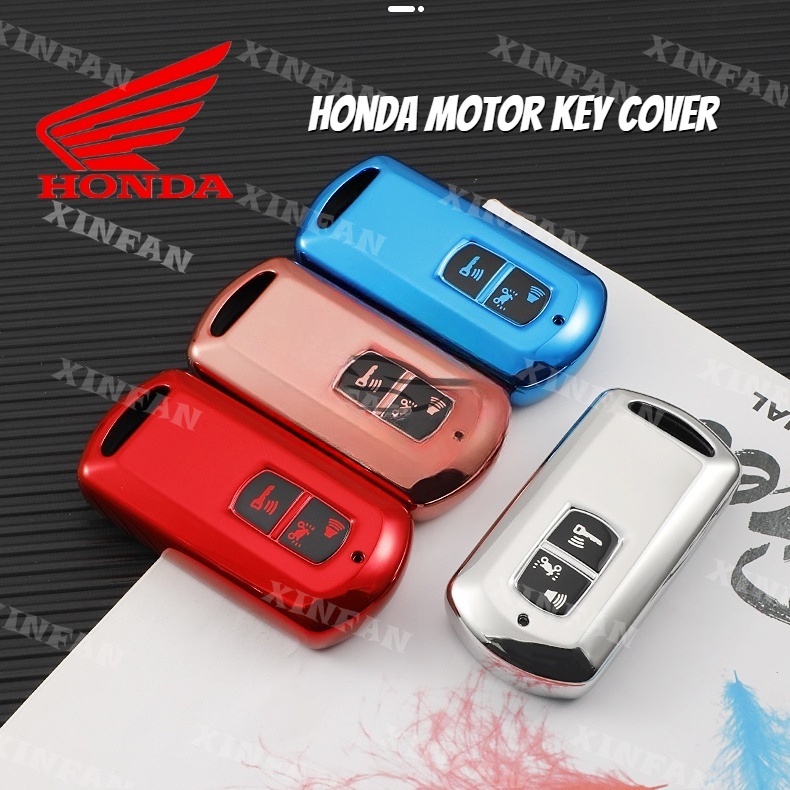 XINFAN TPU Motorcycle Key Cover Case for Honda Airblade 150 Click 150 ...