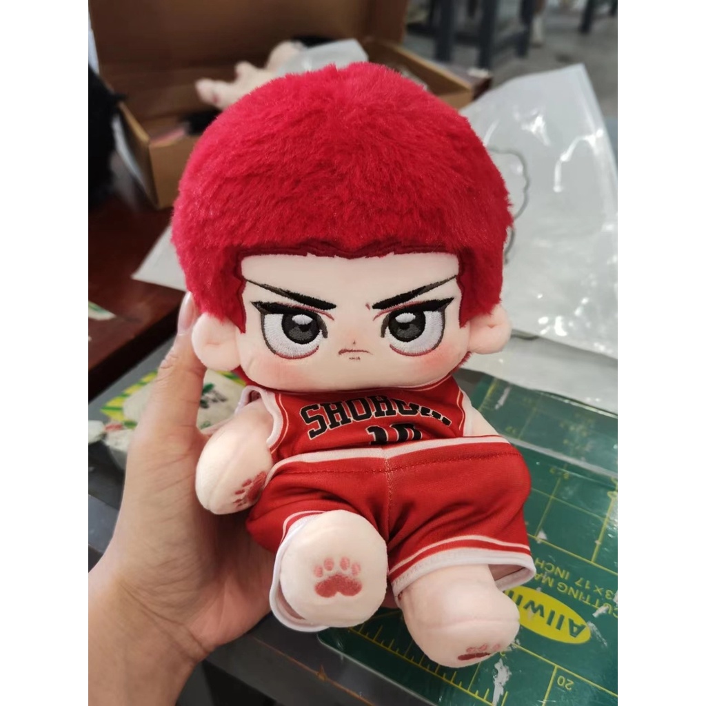 Slam dunk master Hanamichi Sakuragi Rukawa Kaede 20cm cotton doll super ...
