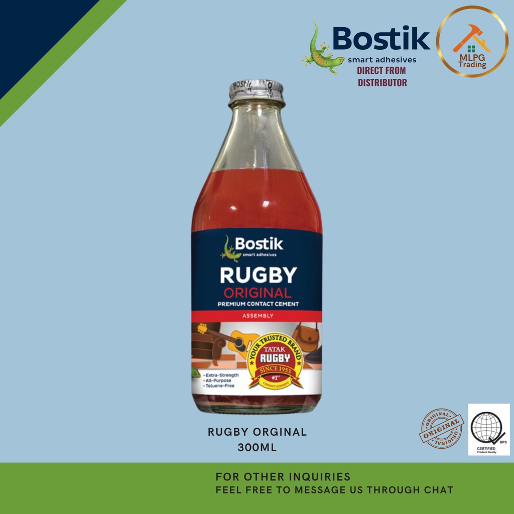 Bostik Rugby Original Contact Cement 300ML | Shopee Philippines
