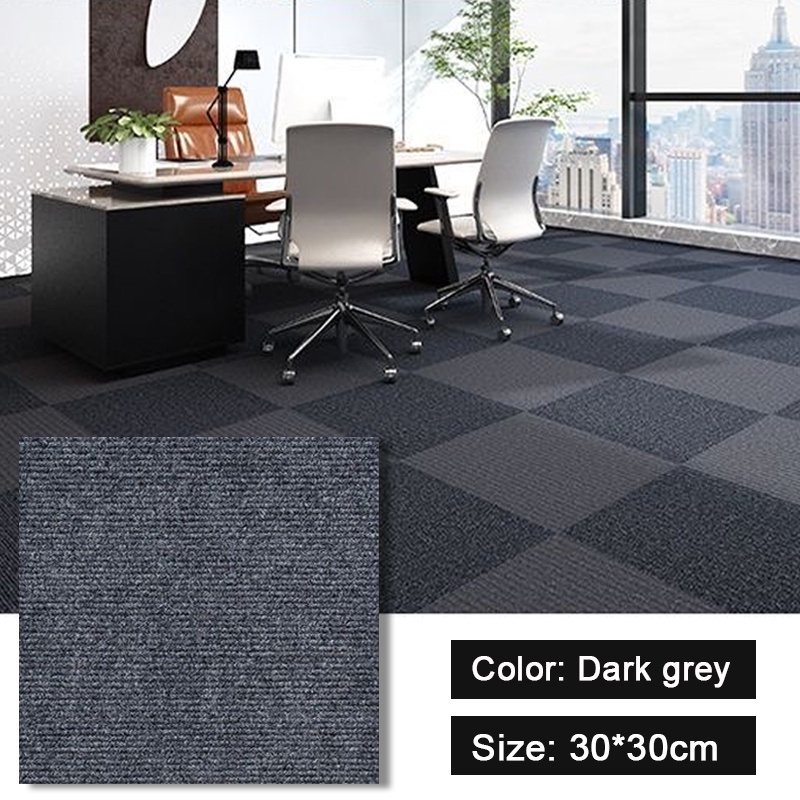 Self-adhesive Carpet Tile Sticker Modern Style Square Floor Tile ...