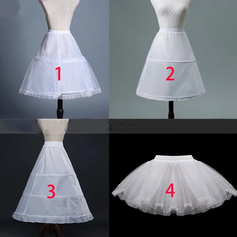 Kids Petticoat Children Short Petticoats Flower Girl Dress Crinoline ...