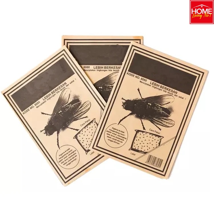 10PC Ticky Glue Paper Fly Flies Trap Catcher Bugs Insects Catcher Board ...