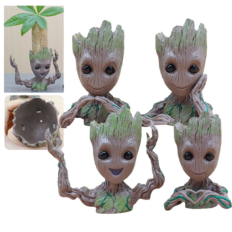 Guardians of The Galaxy Groot Flower Pots Four Styles PVC Action Figure ...