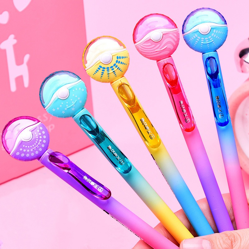 Gradient Color Mechanical Pencil Creative Flywheel Automatic Pen Comes ...