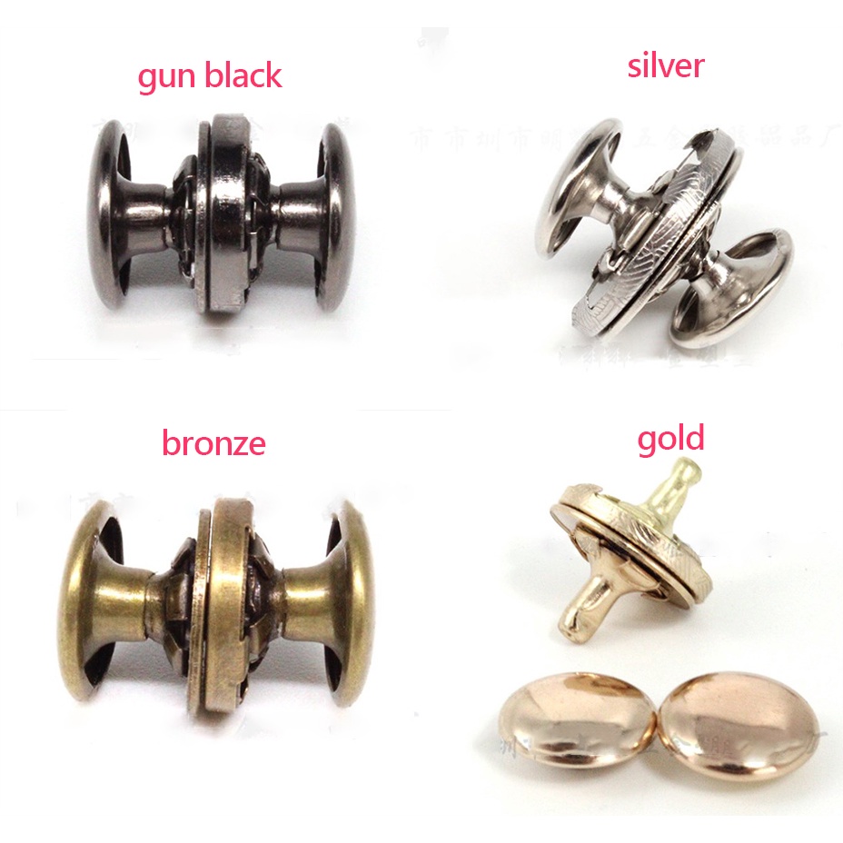 10 Pairs of Single and Double Sided Bumpers Notebook Magnetic Buckle ...