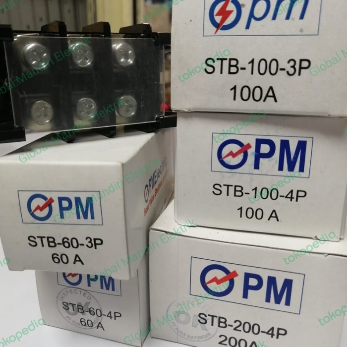 Terminal Block 200A 4pole / STB200-4P brand PM / Isolator 200Ampere ...