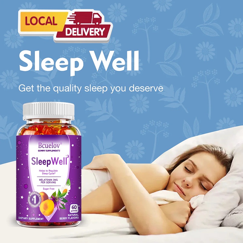 Delicious sleep gummies - improve sleep quality, fall asleep faster ...