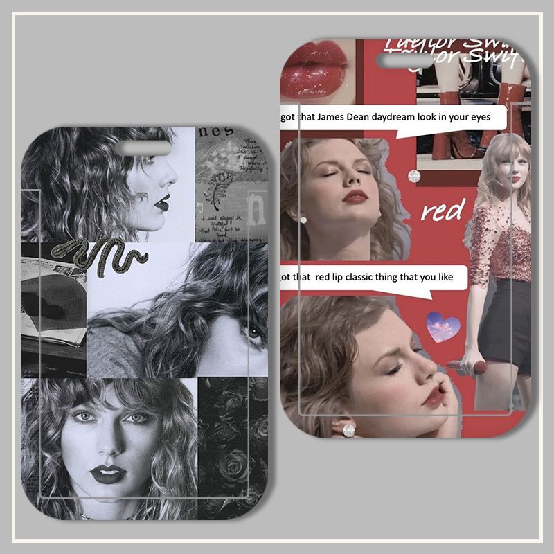 Pop Star Singer Taylor Swift Card Set Campus Card Bus Card Holder ...