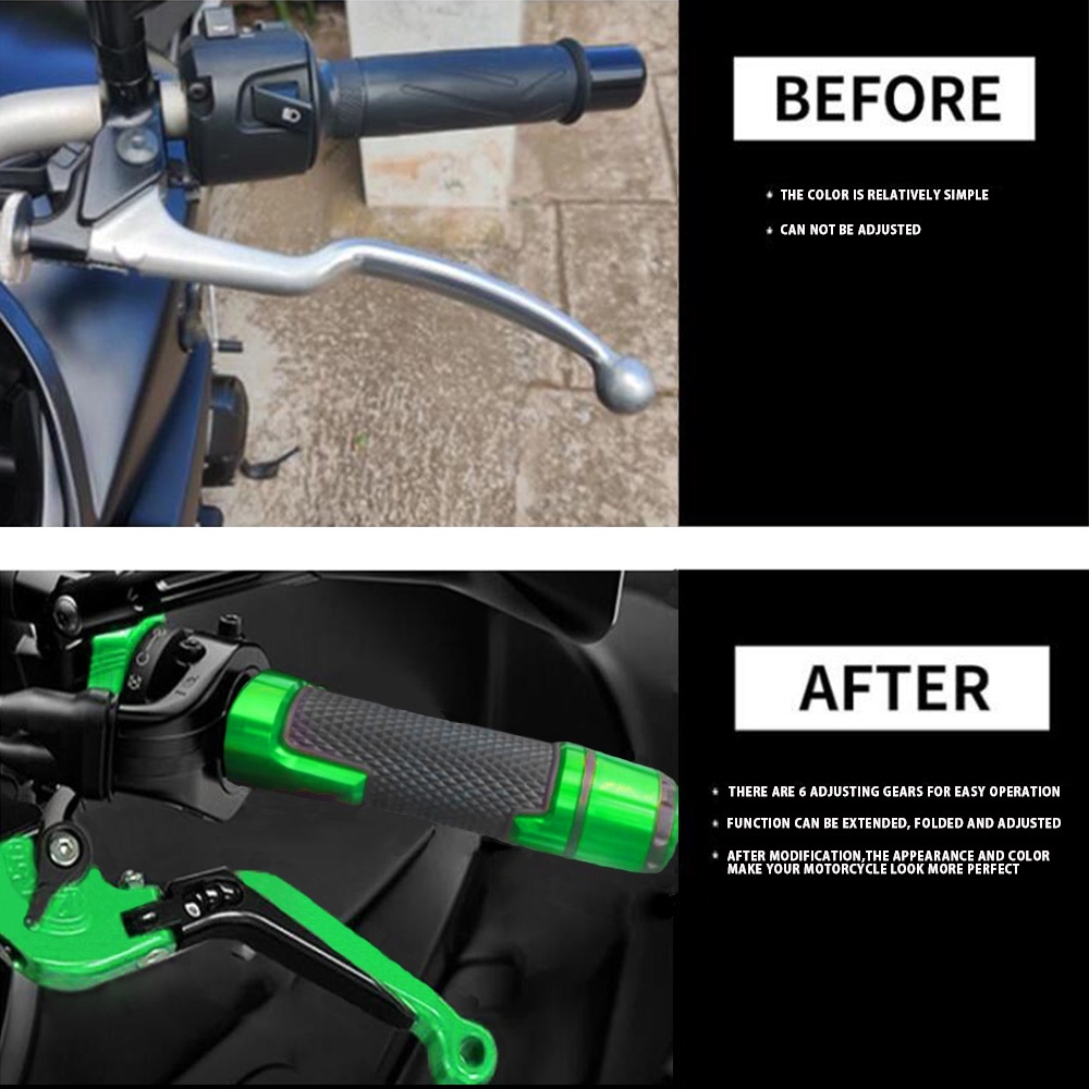 Motorcycle 7/8" 22MM Handlebar Grip handle bar Grips FOR KAWASAKI Z125 ...