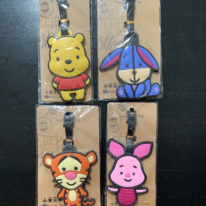 Ready Stock Ready Stock Bear Tigger Il Donkey Piggy Luggage Tag ...