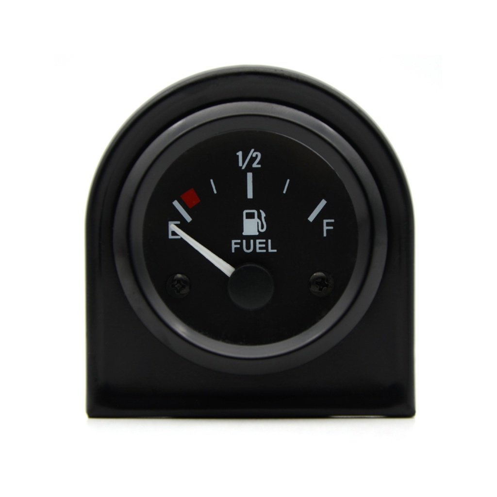 MN 2'' 52mm Fuel Level Gauge, Pointer 12V Car Fuel Tank Meter with LED ...
