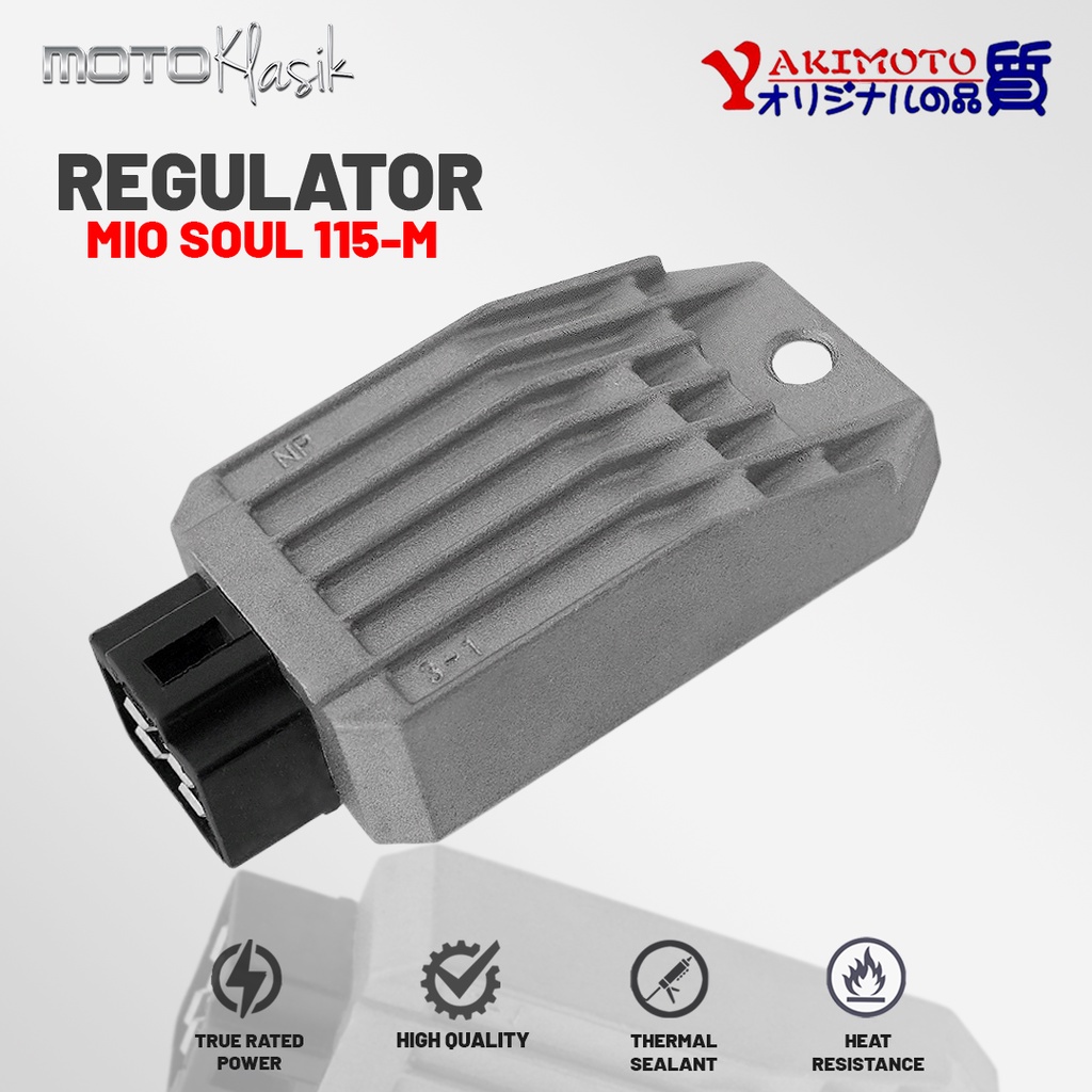 YAKIMOTO REGULATOR FOR YAMAHA MIO SOULI115 MIO I125 M3 MIOJ 4PIN ...