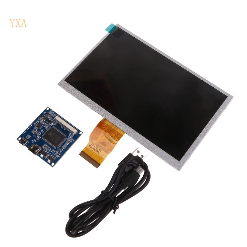 YXA 7 Inch LCD Panel with Driver Control Board 1024x600 Screen Computer ...