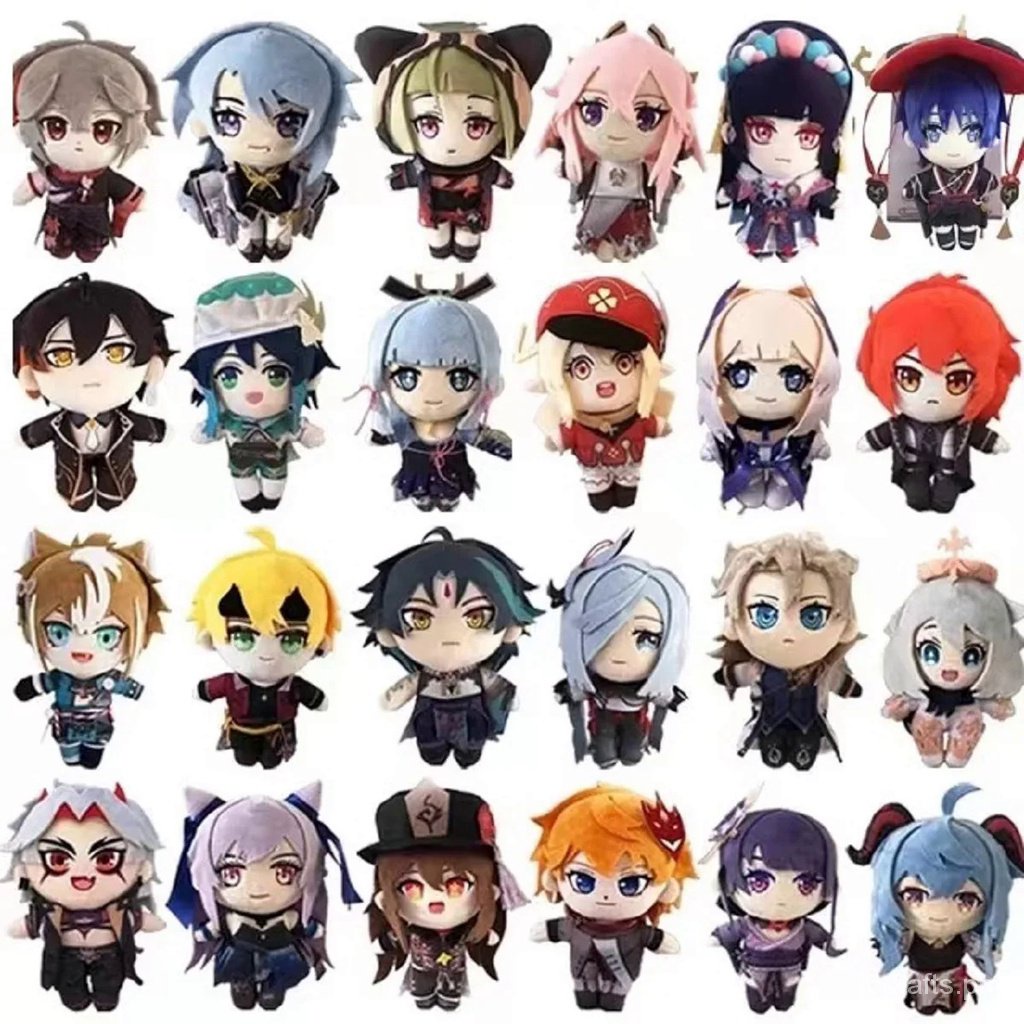 Genshin Impact Plush Furina Lyney Kaveh Neuvillette Amber Kazuha Albedo ...