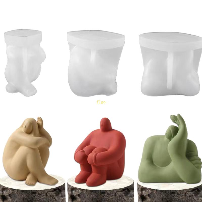 flgo DIY Mold 3D Fat Human Body Sculpture Model Female Male Silicone ...