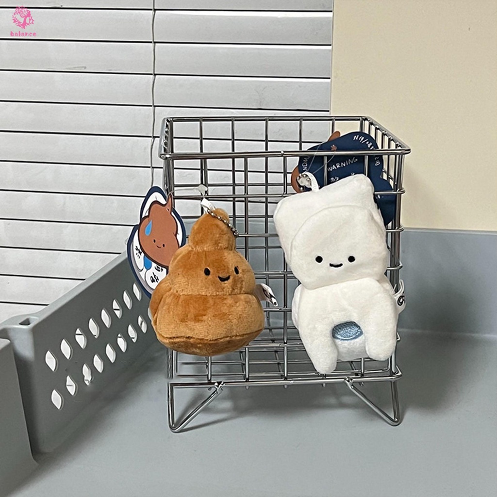 Cartoon Doll Keychain Cute Fashion Poop Toilet Fridge Magnet Sticker ...