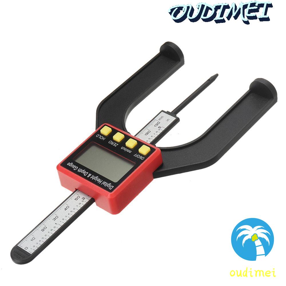 OUDIMEI Digital Depth Gauge 0.01mm 0-80mm Depth Caliper Depth Vernier ...