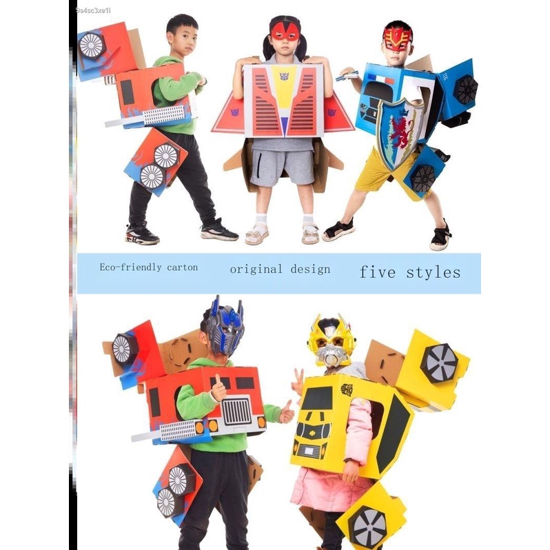 Carton toy Transformers Bumblebee Autobot Kindergarten diy hand ...