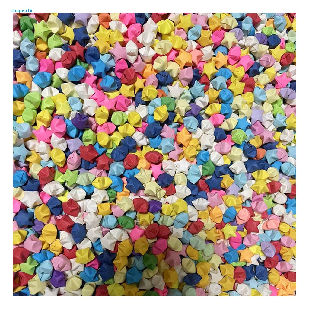 Origami Star Kit Artistic Bottle Decor 100pcs Colorful Diy Origami ...