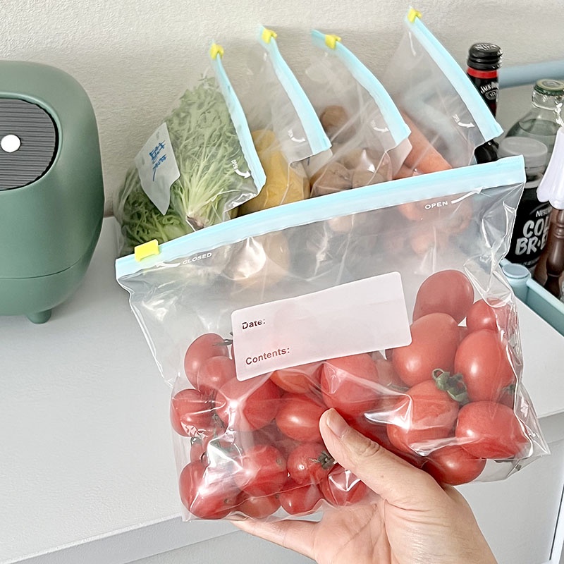 HERA Zipper Food Preservation Bags Refrigerator Freezer Sealed Bags ...