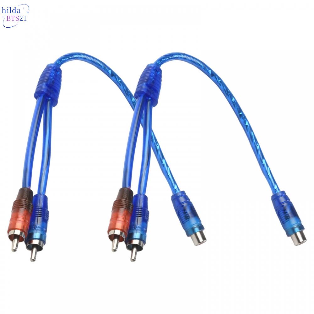 【Hi】Cable New Splitter Set One Inch Adapter "y" Pro Rca 1 2 X Female To ...