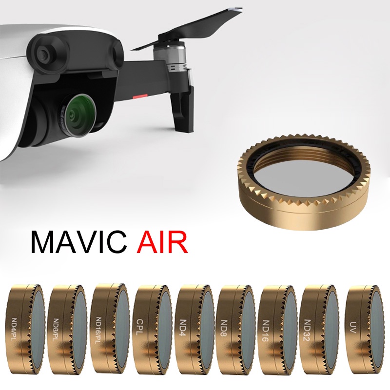 Gold HD Lens Filter Gimbal Camera Lens Filters PL-ND4/ND8/ND16/CPL/UV ...
