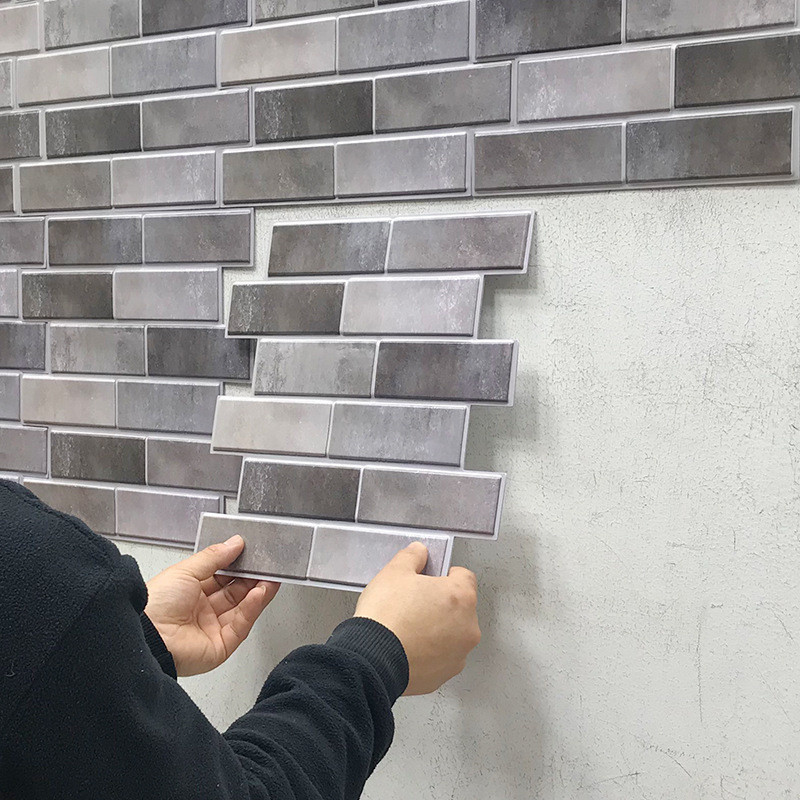 Home Life Decoration Wall Sticker Brick Pattern Wall Self-Adhesive ...