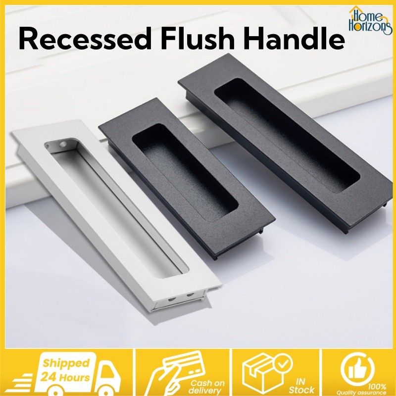 Aluminum Alloy Embed Handles Recessed Flush Handle Hidden Cabinet ...