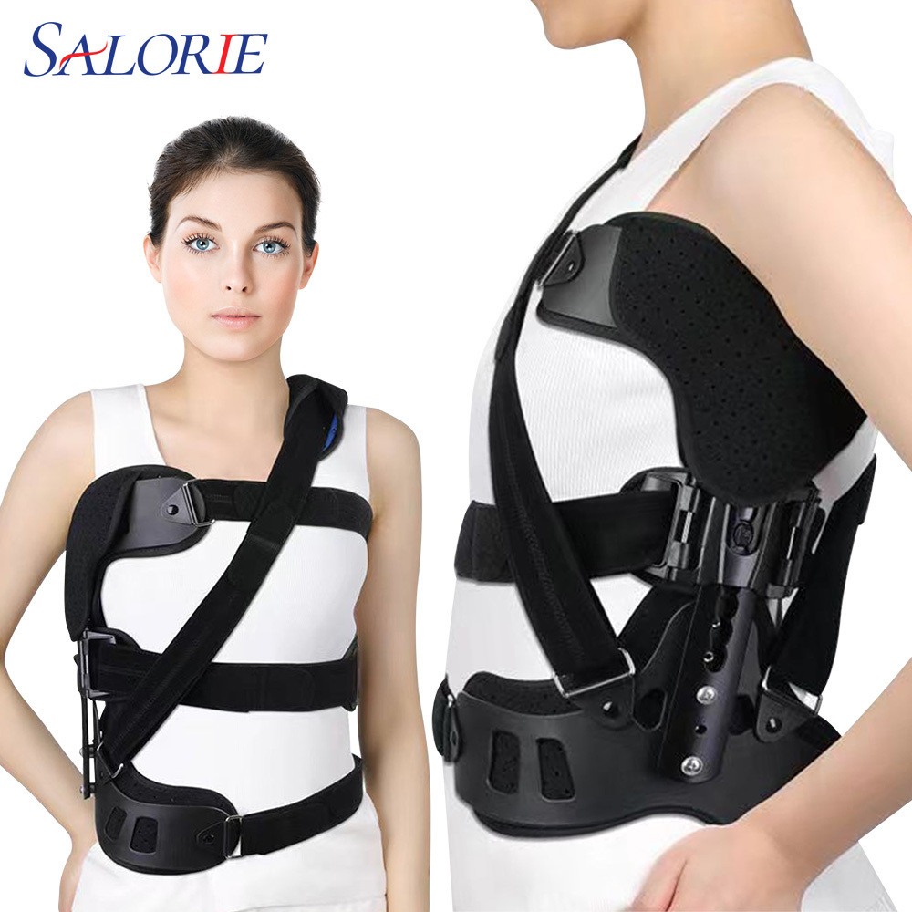 Adjustable Spinal Brace Aluminium Alloy Breathable Fixed Spinal ...