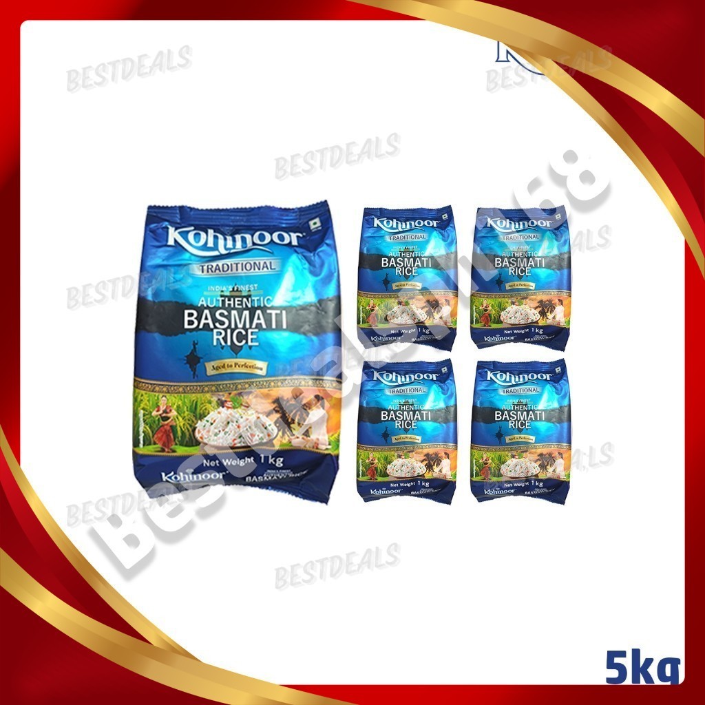 Kohinoor traditional Basmati Rice (Blue) 5kg | Shopee Philippines