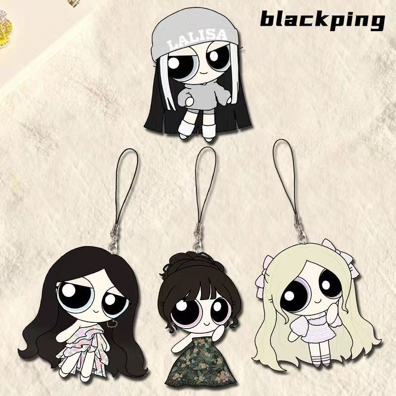 The powerpuff girls BLACKPINK Peripheral Phone Chain Lisa Park Caiying ...
