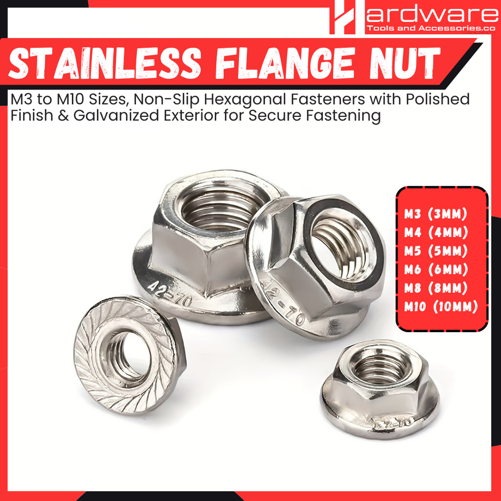 Flange nut 304 stainless steel hexagon anti-skid screw cap with cushion ...