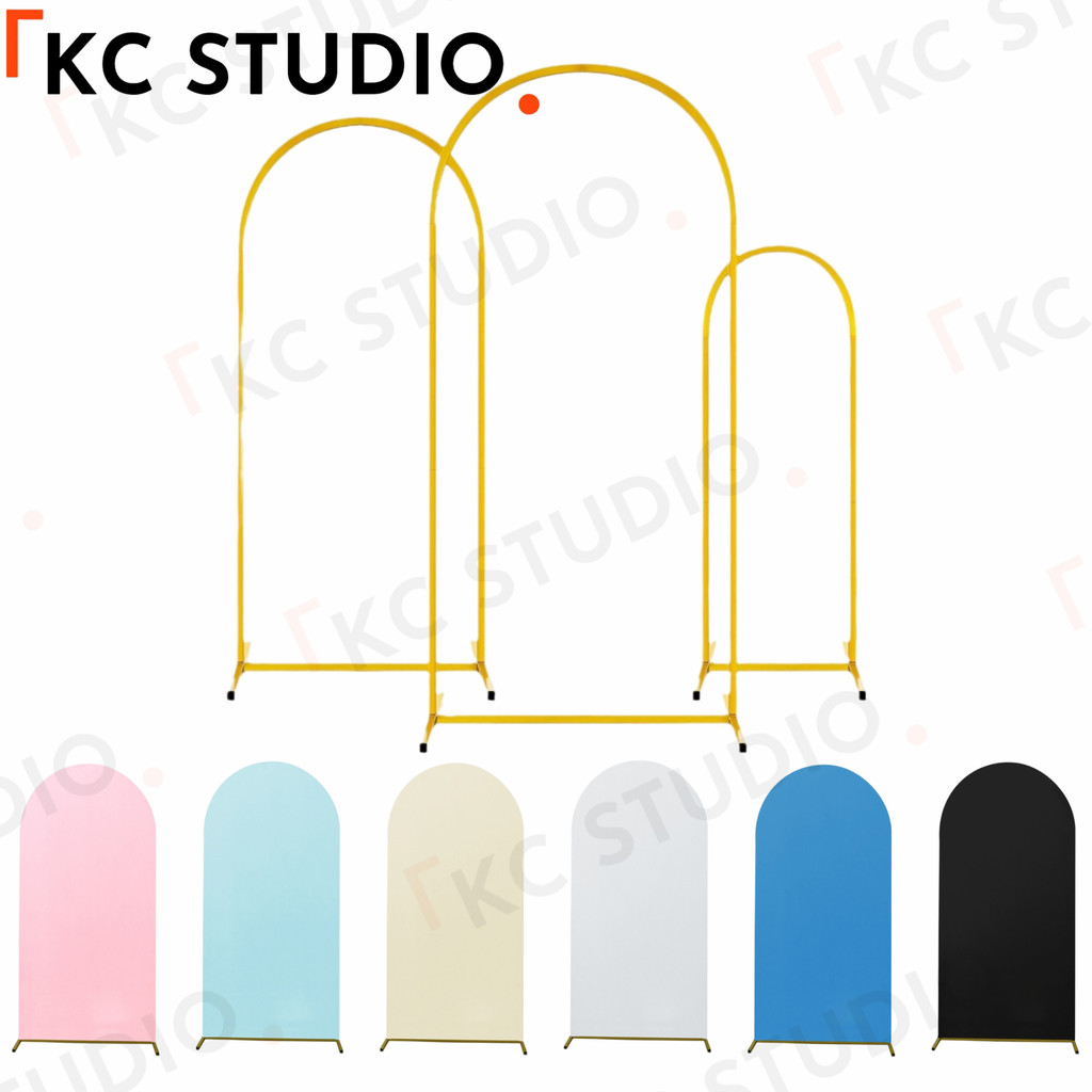 Wedding Arch Cover Round High Elasticity Arch Backdrop Cover Ceremony ...