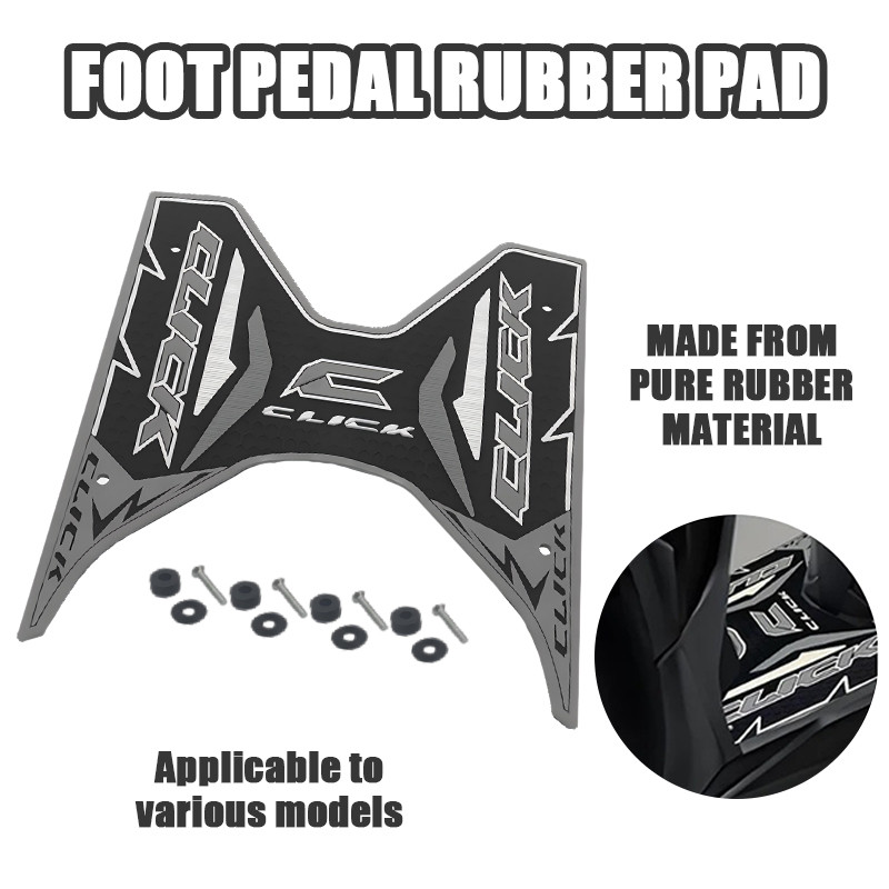 Honda Click 125i /150i Rubber Footboard Matting With Bolts For Honda ...