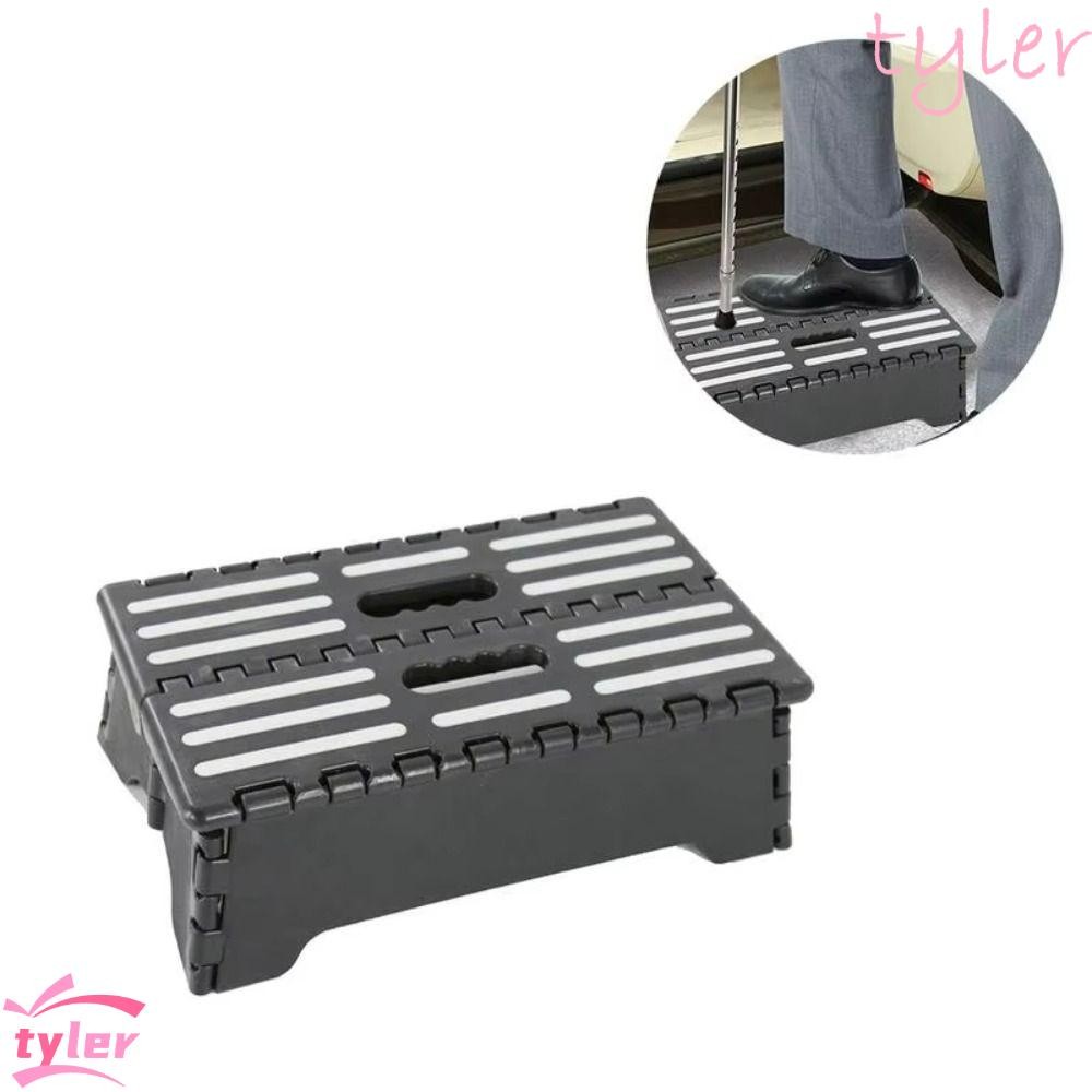TYLER1 One Step Stool, Non-Slip Folding Mobility Stepping Stool ...