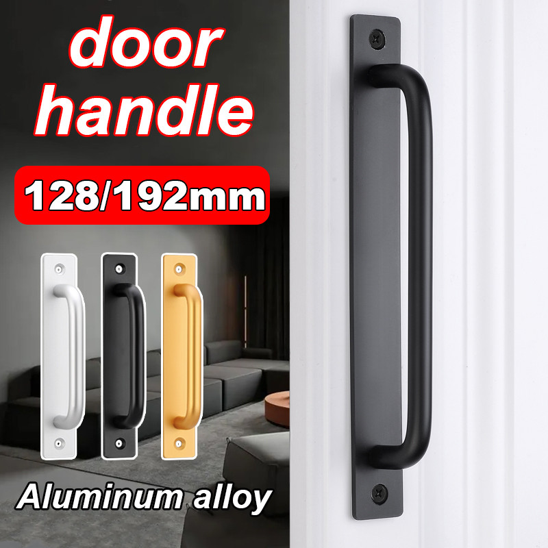 door handle stainless wooden door 128/192mm door handle cabinet aluminum door handle With screws ...